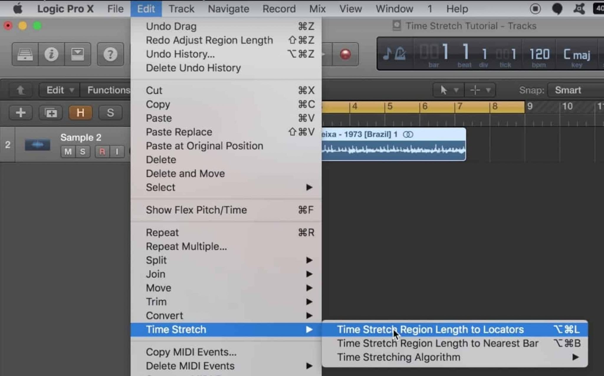 Logic Pro X Tutorials: 3 Ways to Time Stretch | Your Local Musician