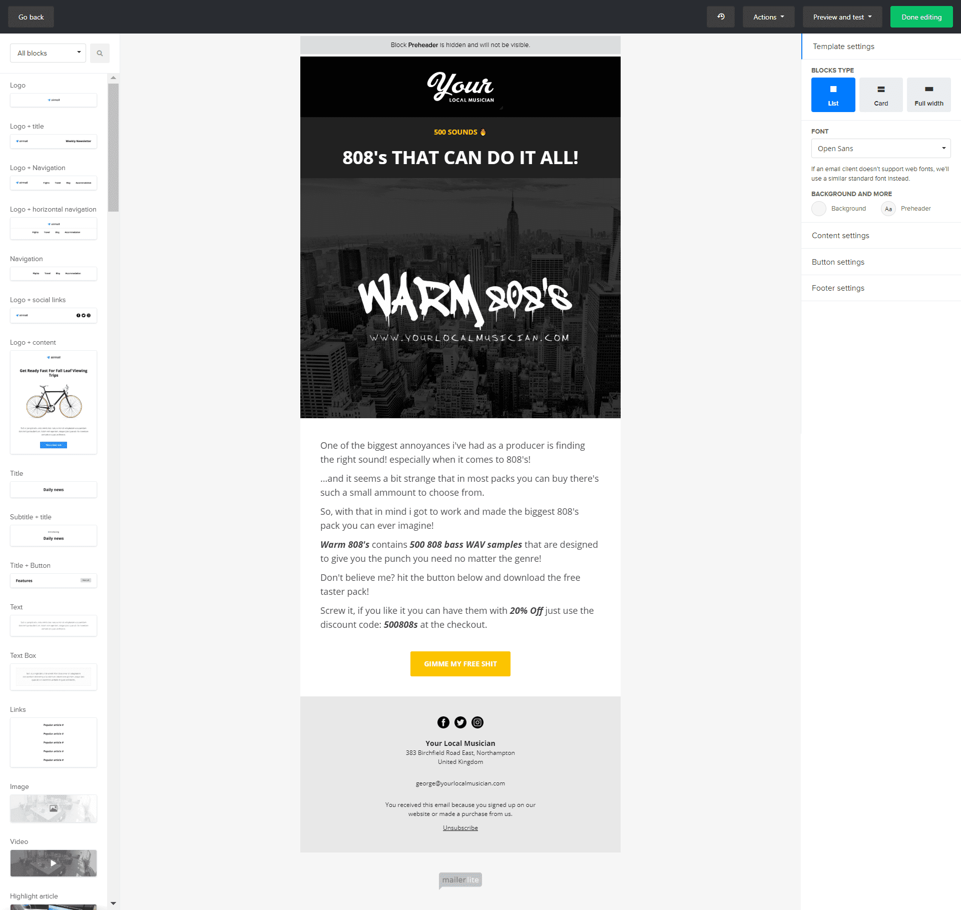 This Is The Best Email Marketing Service for Musicians